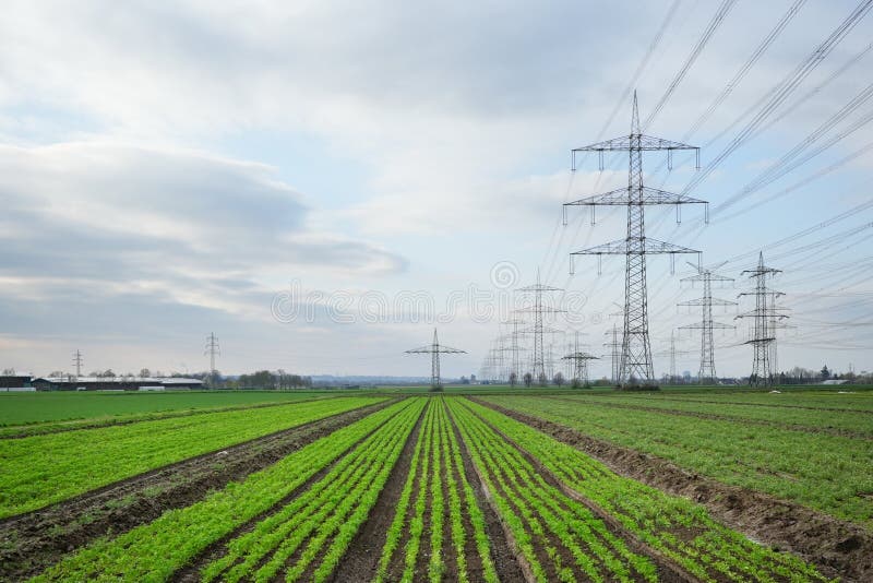 High Voltage Grid Substation, Electrical Energy Substation Gas ...