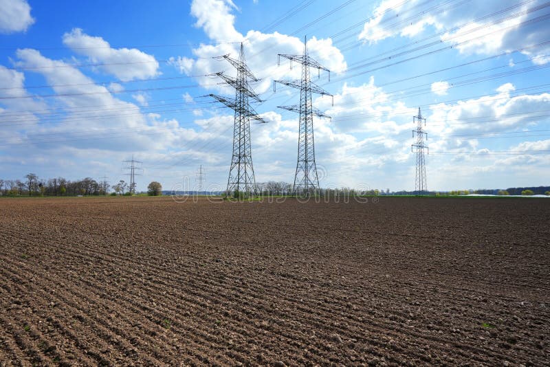 High Voltage Grid Substation, Electrical Energy Substation Gas ...