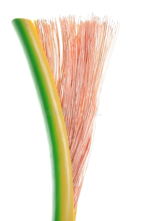 Electrical grounding cable stock image. Image of isolated - 31174531