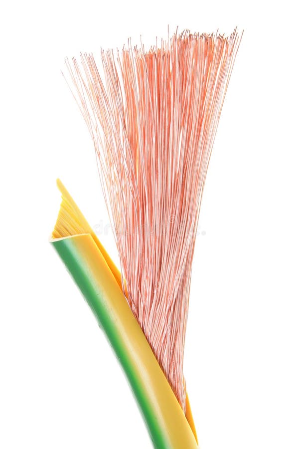 Electrical grounding cable stock image. Image of isolated - 31174531