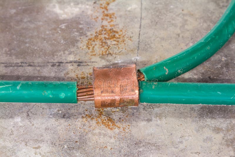 Electrical Grounding Connection Stock Photo - Image of safety ...