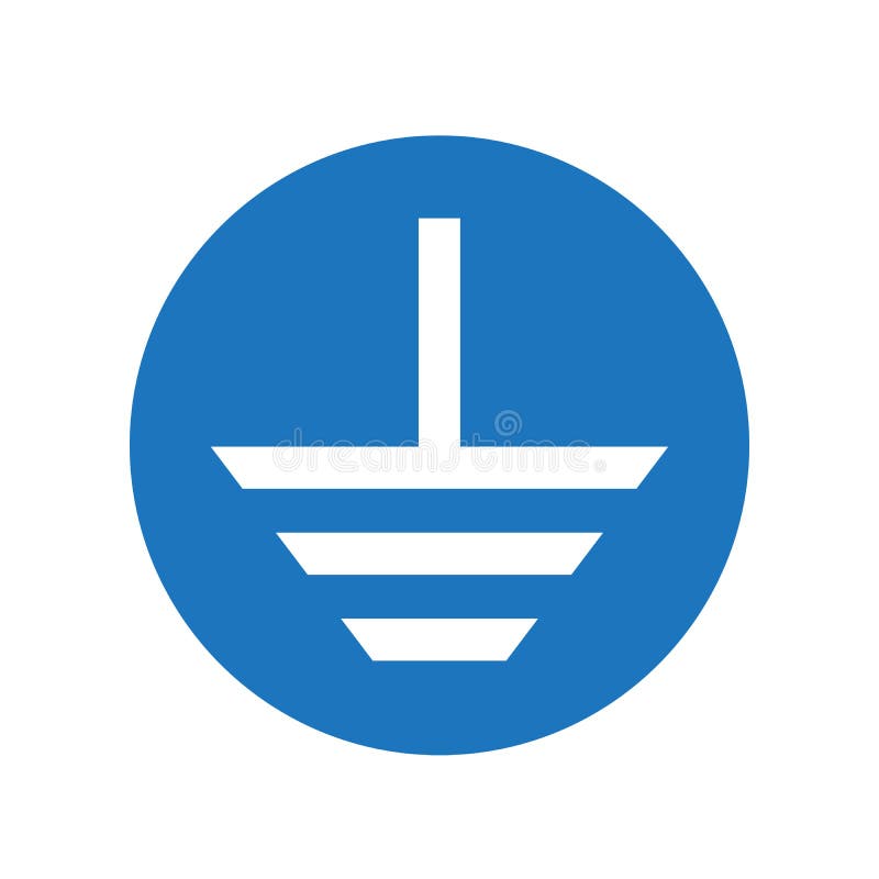 Electrical Grounding Symbol - Vector Stock Illustration - Illustration ...