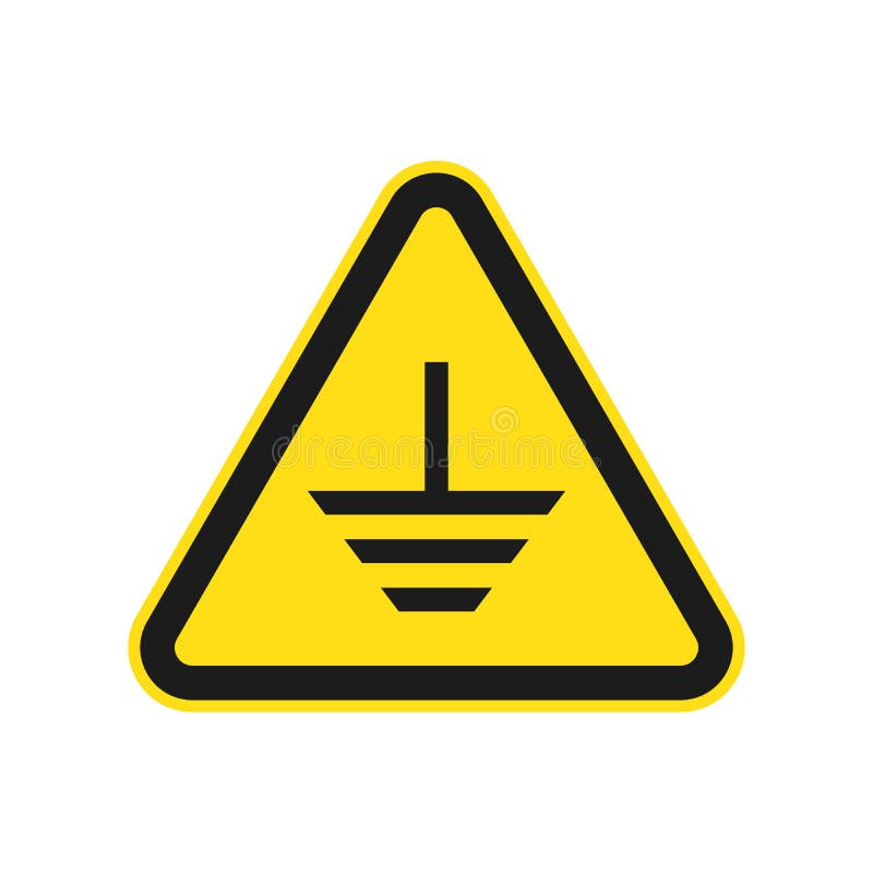 Electrical Grounding Symbol - Vector Stock Illustration - Illustration ...