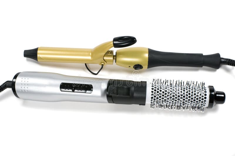 Electrical Hair Care Appliances Stock Image - Image of gold, appliance ...