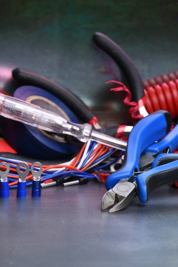 Electrical Hand Tools and Accessories Stock Photo - Image of equipment ...