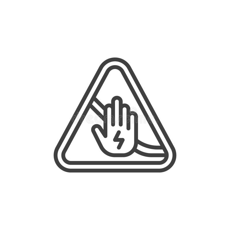Electrical Hazard Sign Stock Illustrations – 15,502 Electrical Hazard ...