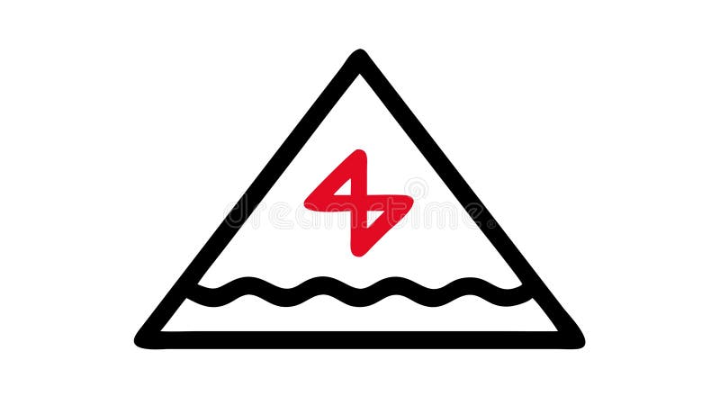 Electrical Hazard Warning Sign, High Voltage Danger, Safety, Vector ...