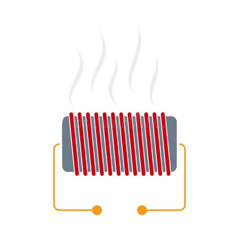 Electrical Heater Icon stock vector. Illustration of appliance - 228958634