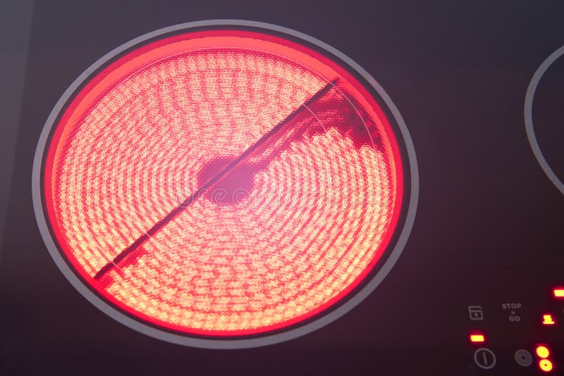 Electrical hob stock image. Image of cooker, flat, hobs - 23023919