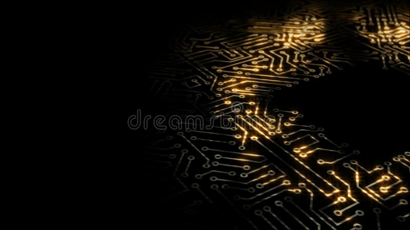 Electrical Impulse Travels through the Circuits of the Microcircuit ...