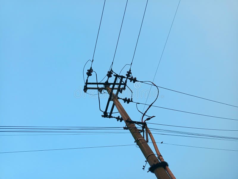 Electrical Installation in the Corner of the City Stock Photo - Image ...