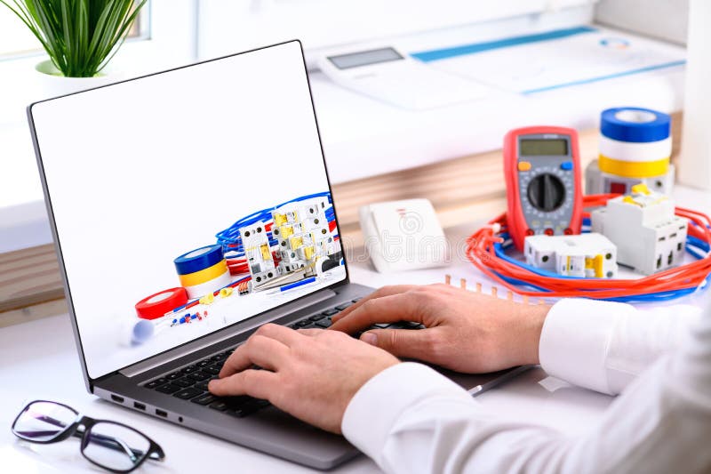 . Electrical Installation Courses. on the Table There is a Computer ...