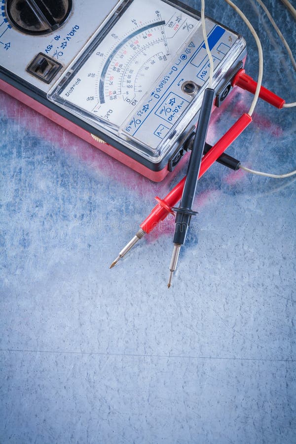 Electrical Instrument of Measurement Vertical Version Constructi Stock ...