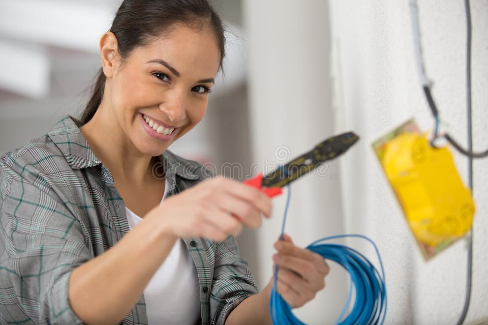 Electrical and Instrument Technician Troubleshooting Stock Image ...