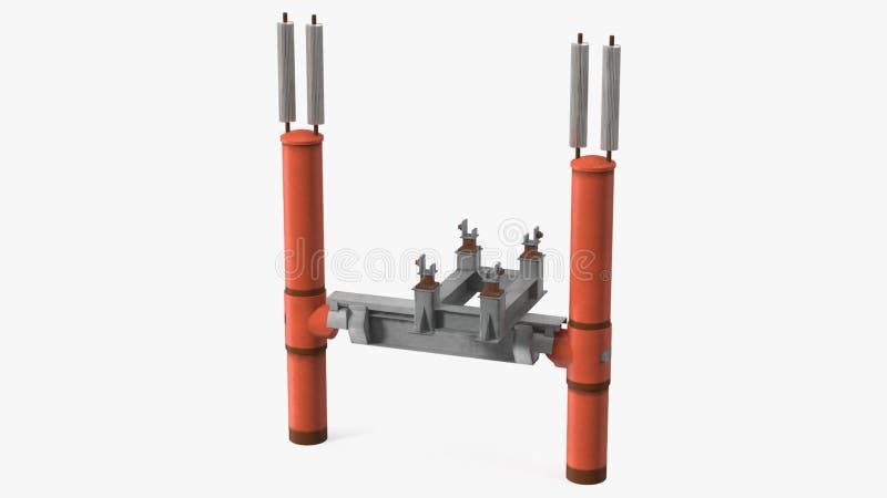 Electrical Insulator Assembly with Dual Columns Design Stock ...