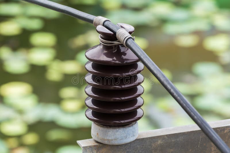Electrical insulator stock photo. Image of closeup, network - 60597618