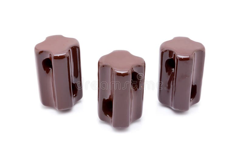 Electrical Insulator on White Background. Stock Photo - Image of ...