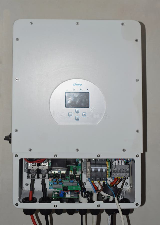 Electrical Inverter for Emergency Power Supply Stock Image - Image of ...