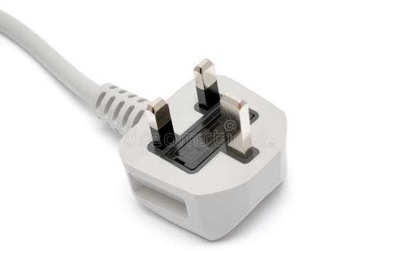 Electrical Isolated Plug White 库存照片 - 图片 包括有 关闭, 技术: 5130974