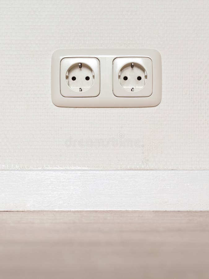 Electrical Jack White Plastic Socket Stock Image - Image of generation ...