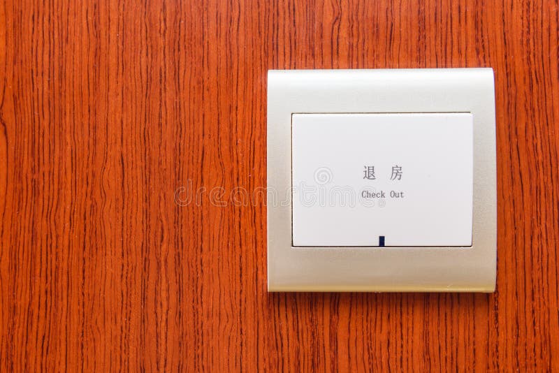 Electrical LED Light Switch on Wall Stock Image - Image of sign, switch ...