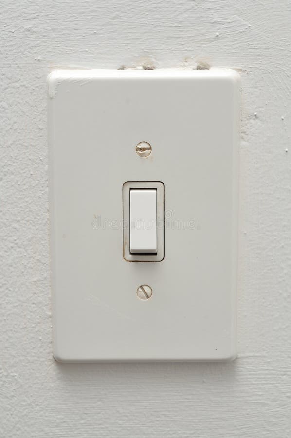 Modern light switch stock photo. Image of screws, texture - 12638760