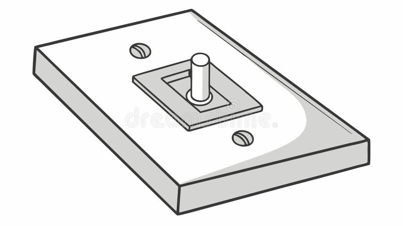 Electrical Light Switch, Power Control, on Off Mechanism, Vector Design ...