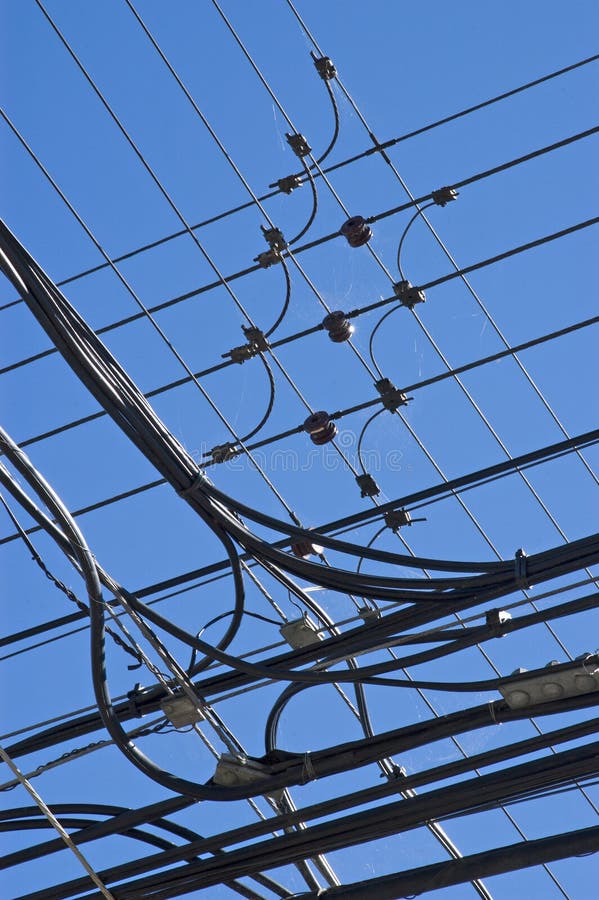 Electrical lines stock image. Image of connector, danger - 29444393