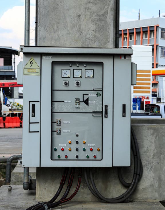 Electrical Main Distribution Unit or Electrical Buttons Switches with ...