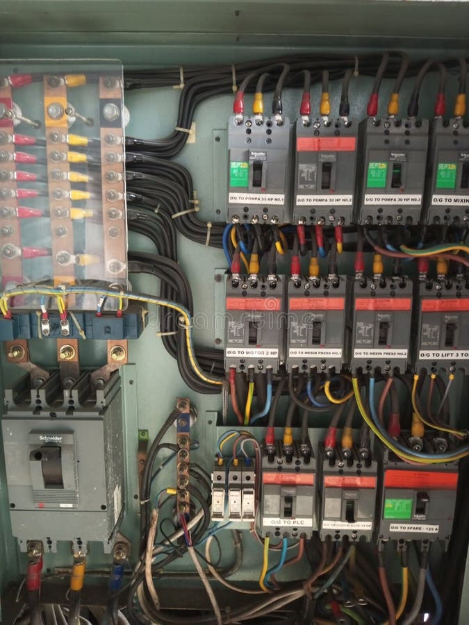 Electrical Mcb Installation Stock Image - Image of devices2 ...