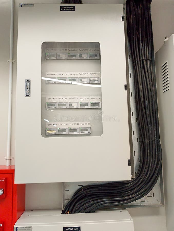 Electrical Meter Board: Infrastructure Detail Stock Image - Image of ...