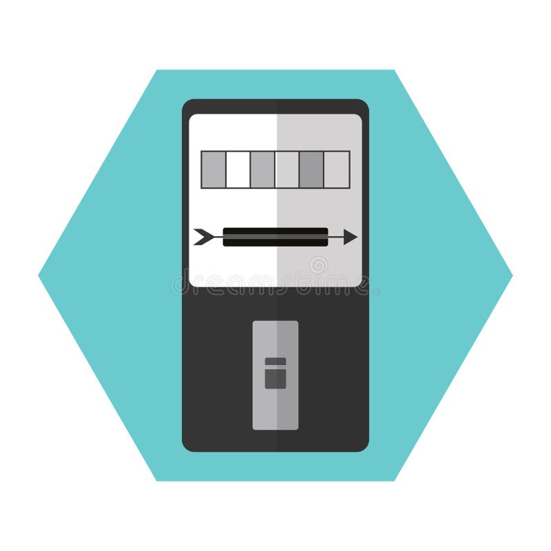 Electrical Meter. Vector Illustration Decorative Design Stock Vector ...