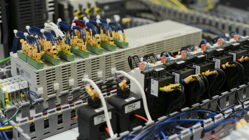 Electrical Modules, Switches, Relays and Cables are Mounted on the ...