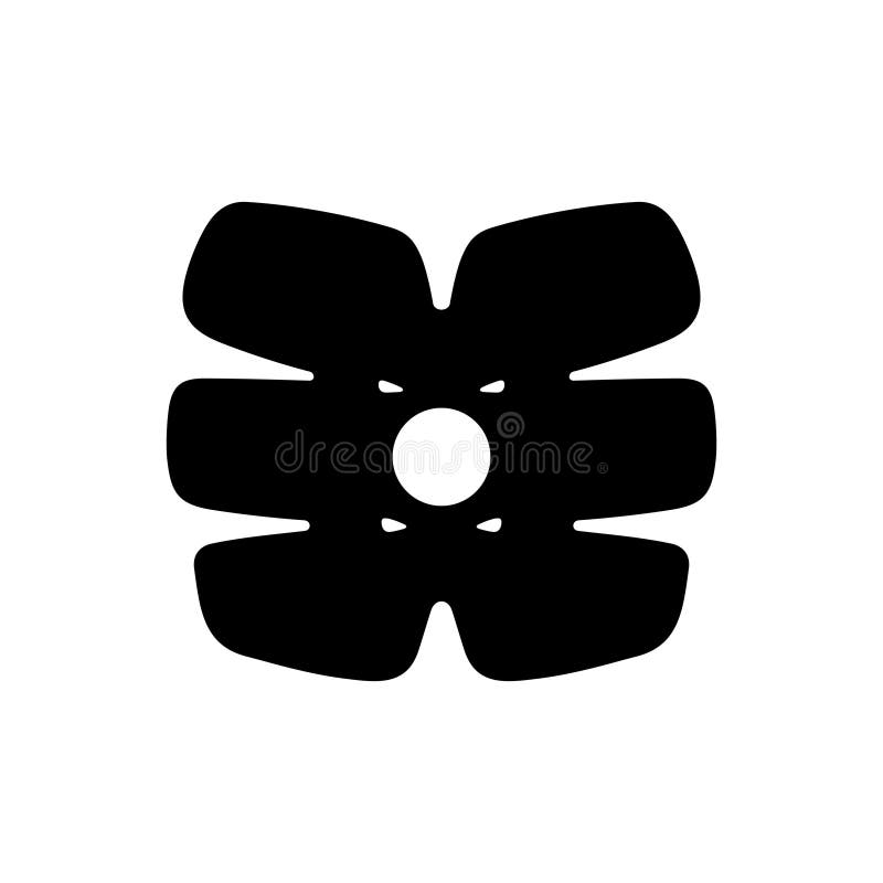 Electrical Muscle Neuromuscular Stimulator Stock Vector - Illustration ...