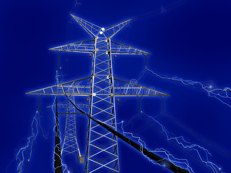 Electrical net stock illustration. Illustration of technology - 13131104