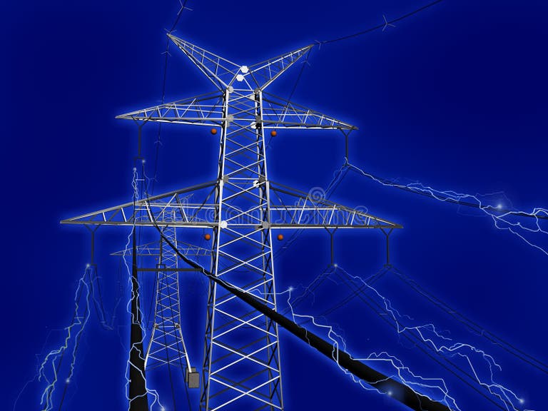 Electrical net stock illustration. Illustration of technology - 13131104