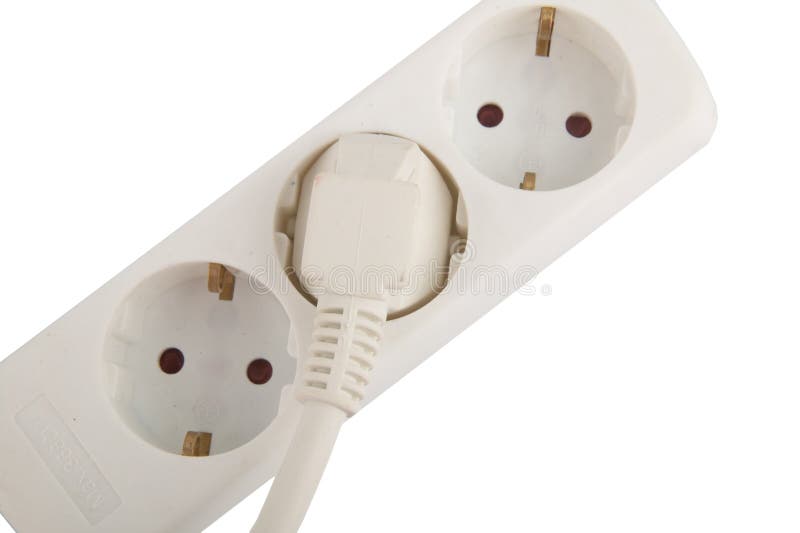Electrical outlet stock photo. Image of socket, extension - 16894134
