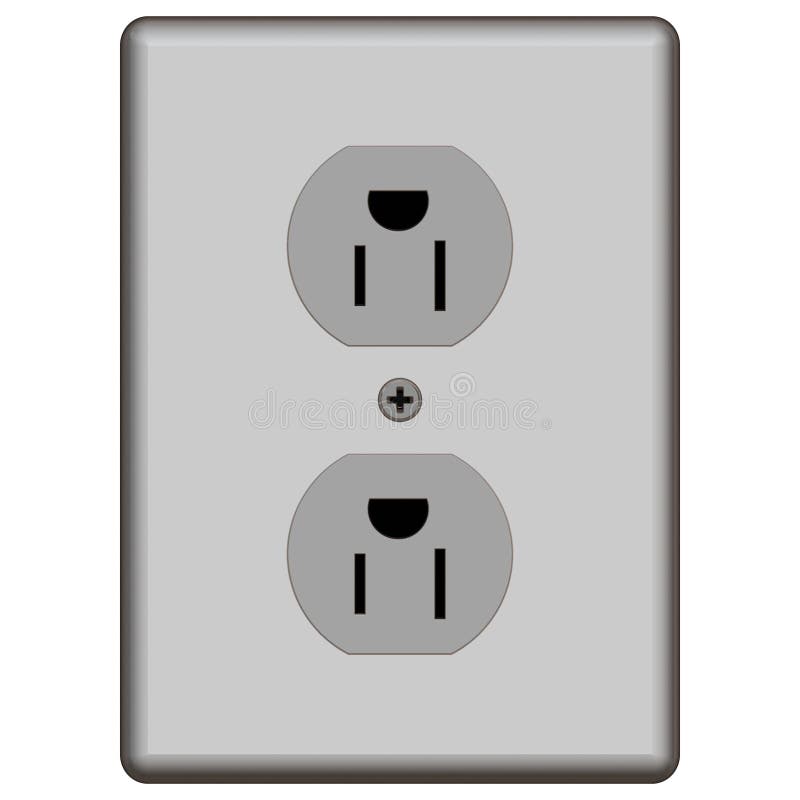 Wall Electrical Plates stock vector. Illustration of electrical - 12083367