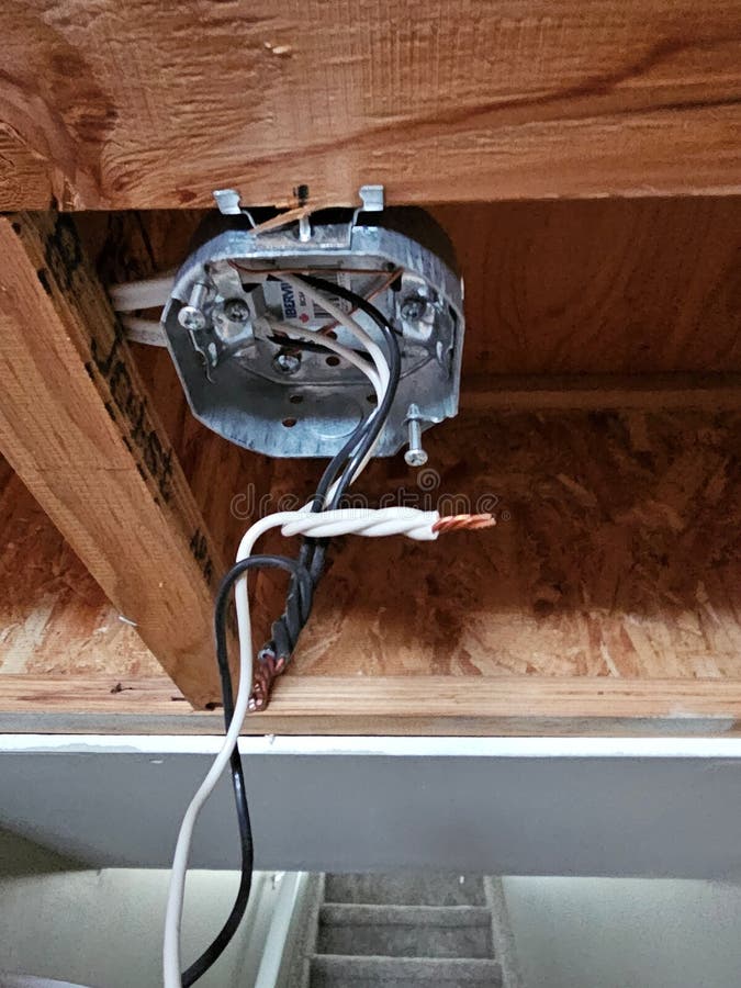 An Electrical Light Outlet. Stock Photo - Image of business, electrical ...