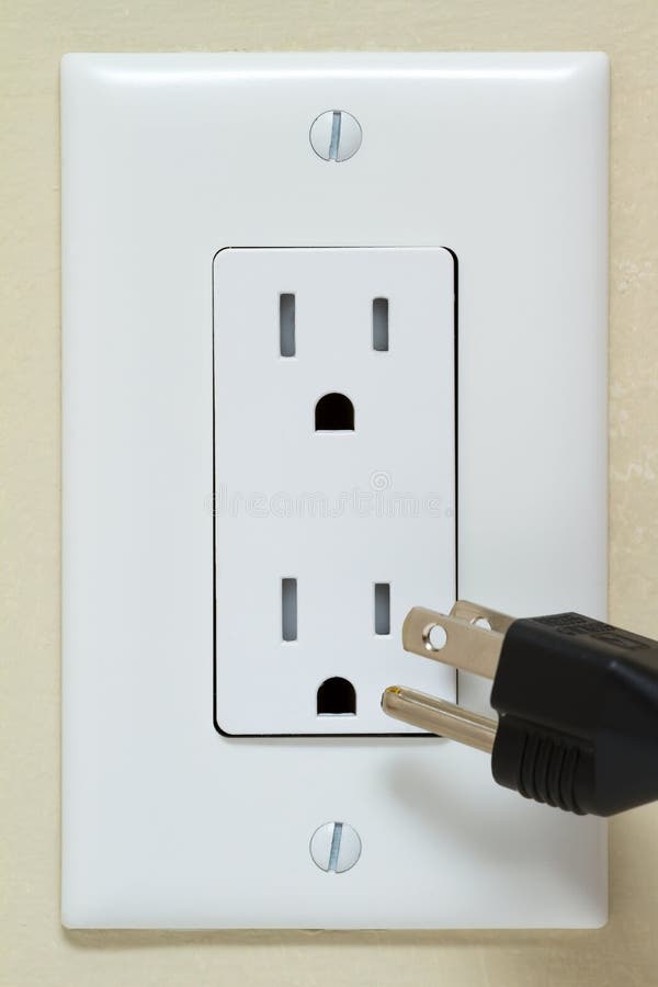 Electrical power oulet stock photo. Image of wall, current - 7110372