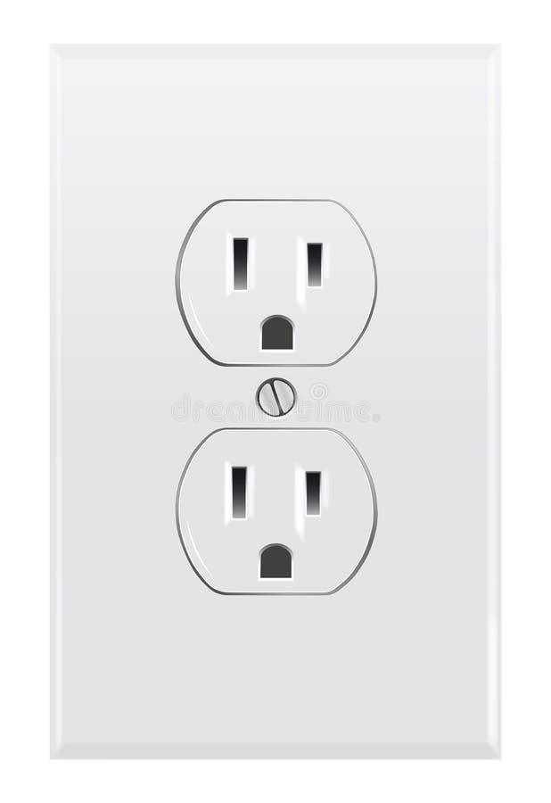 Electrical outlet stock illustration. Illustration of photovoltaics ...