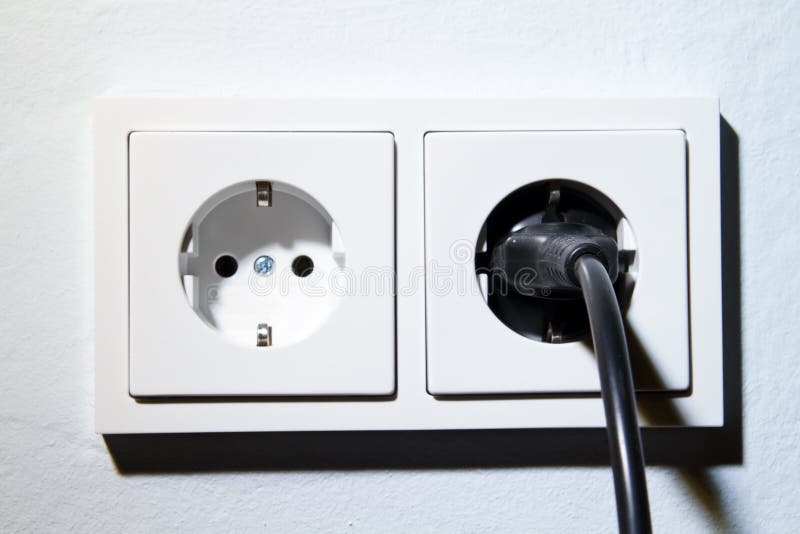 Electrical Outlet With Plug Picture. Image: 18445581