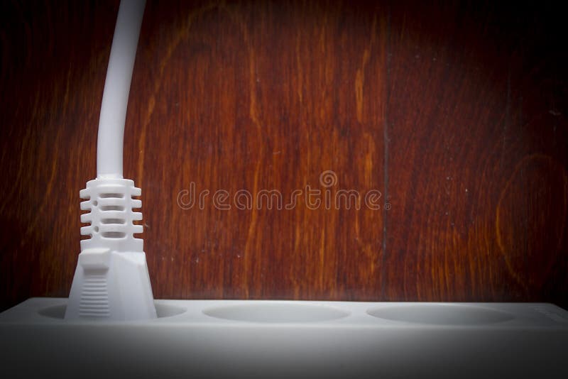 Electrical Outlet with Plug Stock Image - Image of adapter, transfer ...