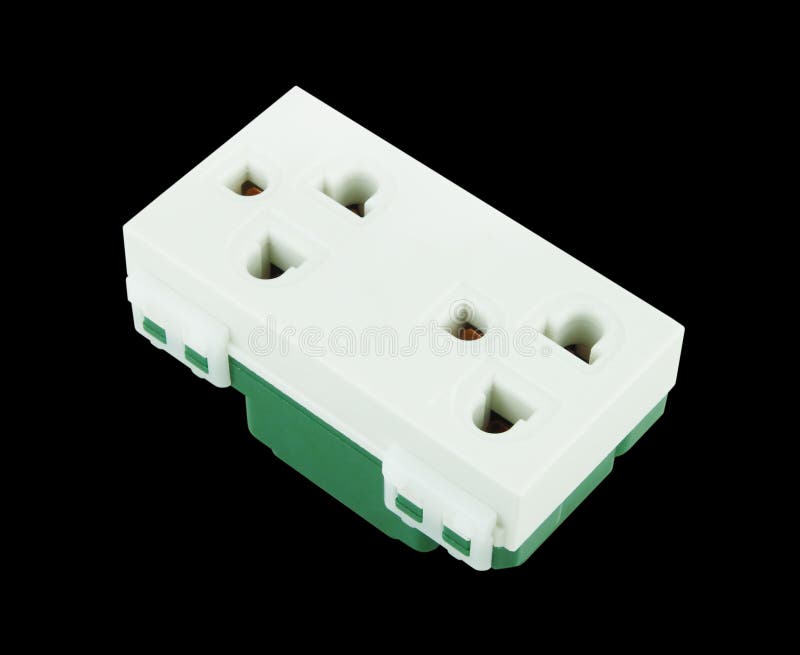 Electrical Outlet (socket Plug) Stock Photo - Image of object, line ...