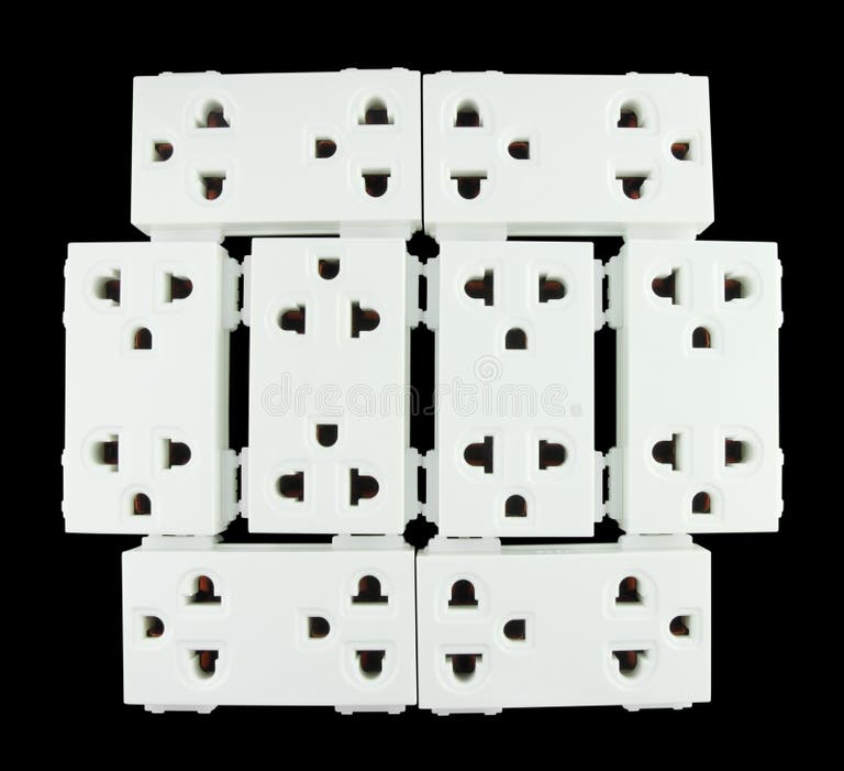 Electrical Outlet (socket Plug) Stock Photo - Image of energy ...