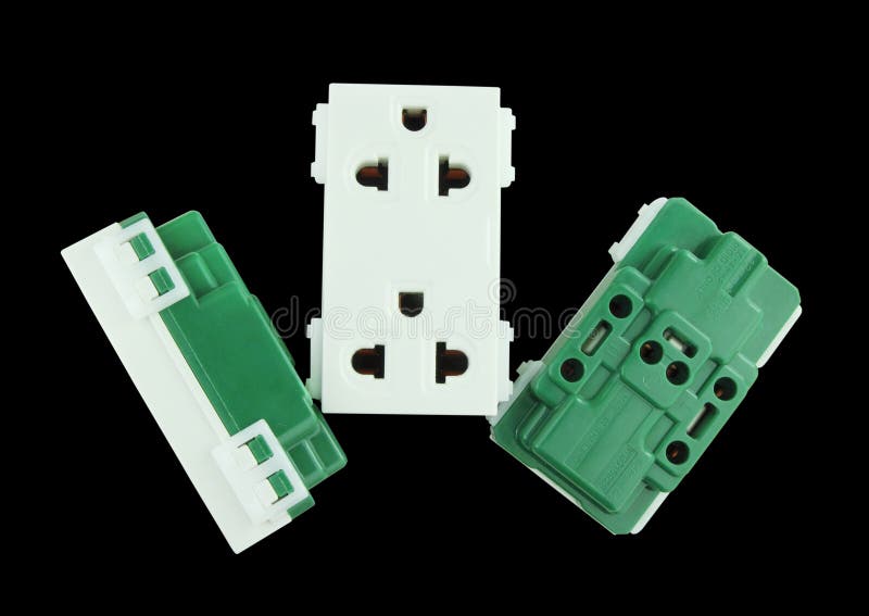 Electrical Outlet (socket Plug) Stock Photo - Image of electricity ...