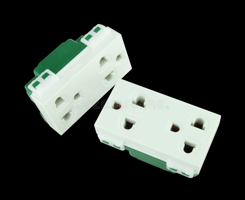 Electrical Outlet (socket Plug) Stock Photo - Image of electricity ...