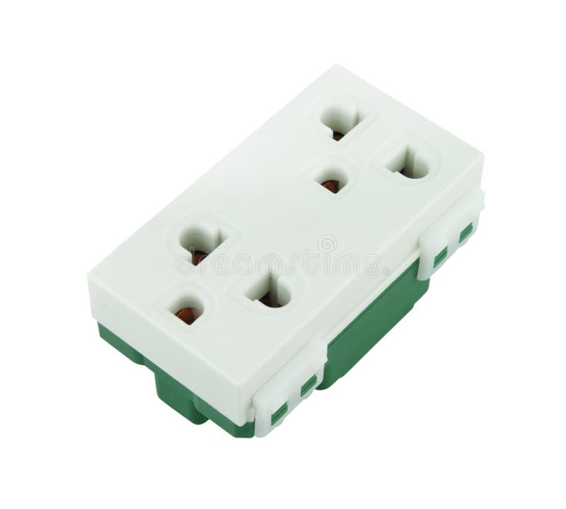 Electrical Outlet (socket Plug) Stock Photo - Image of connect, 220v ...