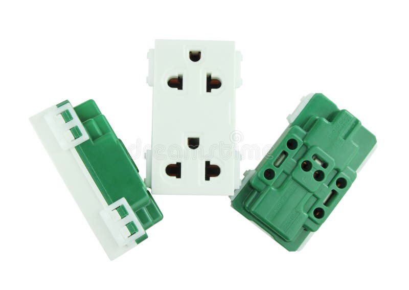 Electrical Outlet (socket Plug) Stock Photo - Image of electricity ...