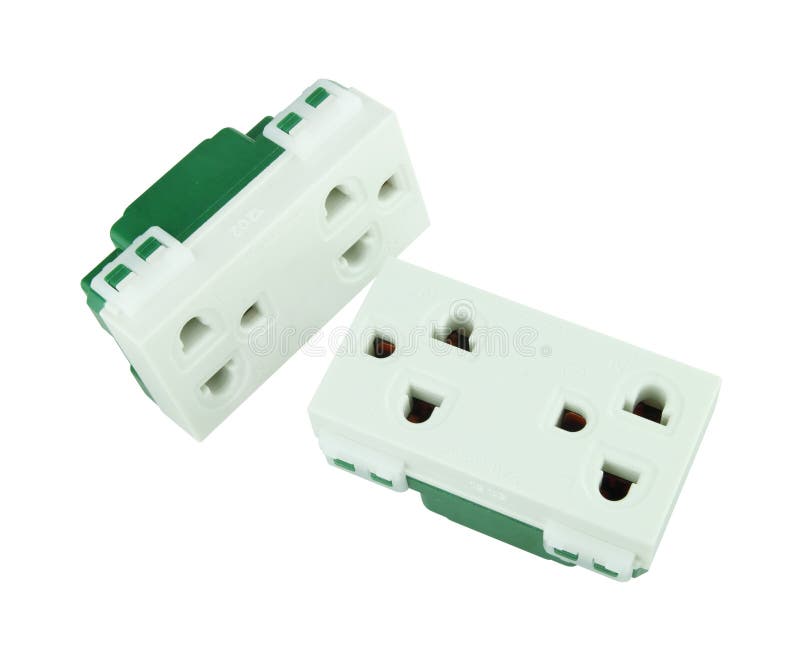 Electrical Outlet (socket Plug) Stock Photo - Image of electricity ...